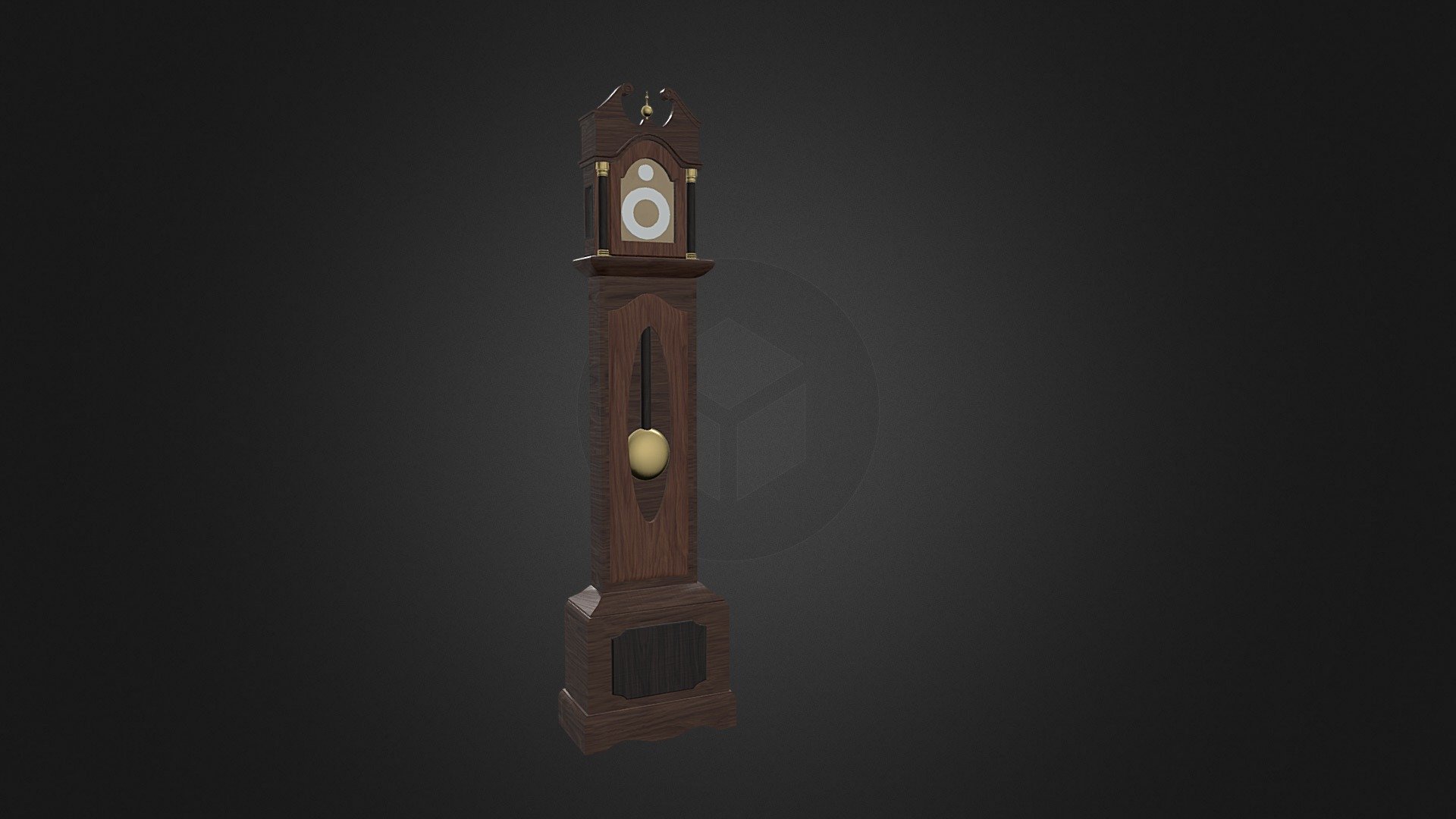 grandfather clock - Download Free 3D model by lgread [84825db] - Sketchfab