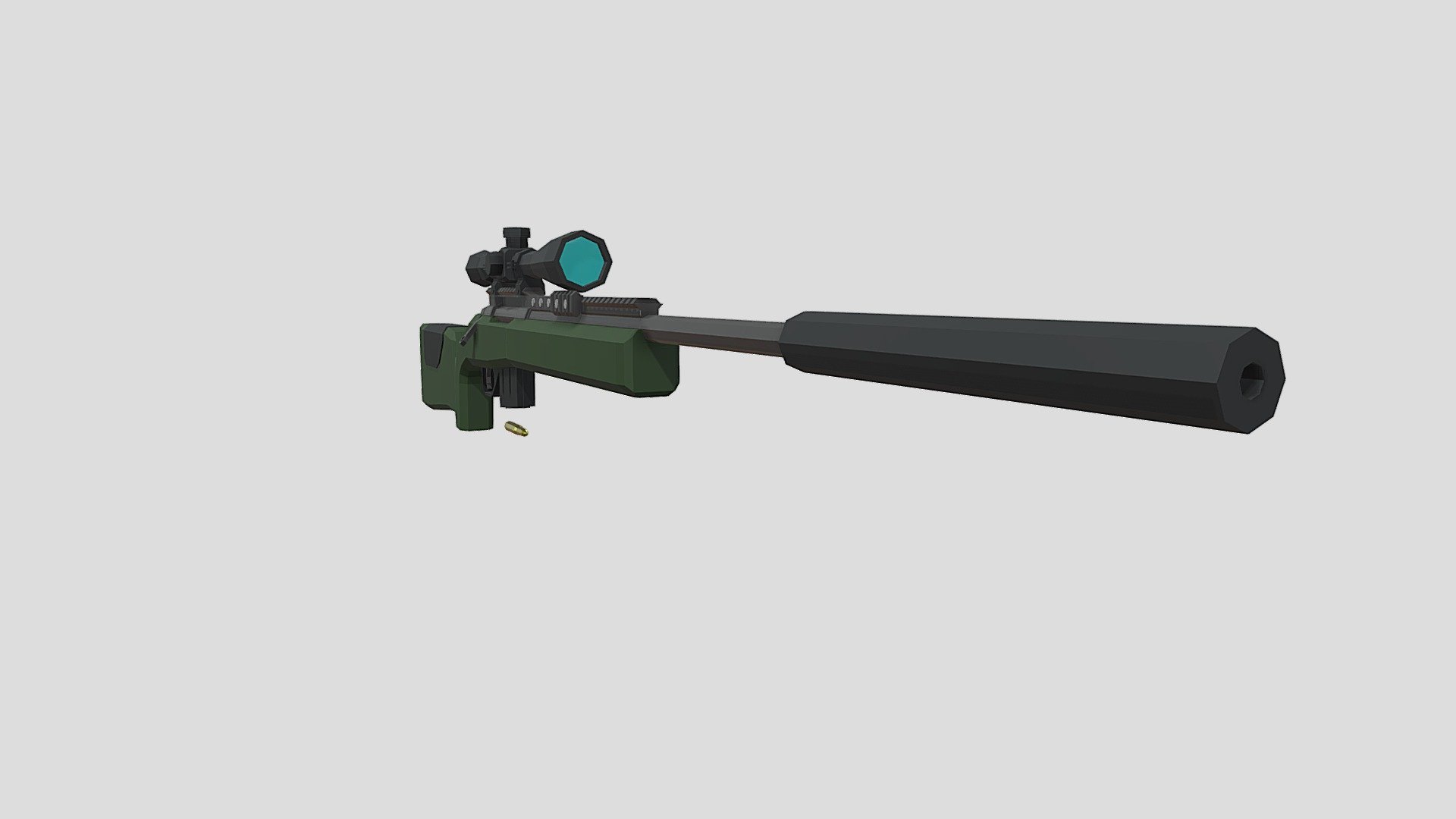 M24a2-low poly - 3D model by ramonmrp1 [8483407] - Sketchfab