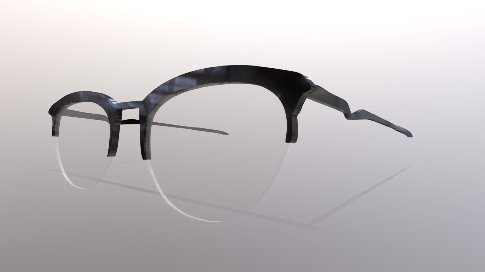 Oval Shape Glasses - 3D model by Anubhav Upadhyay (@anubhavupadhyay ...