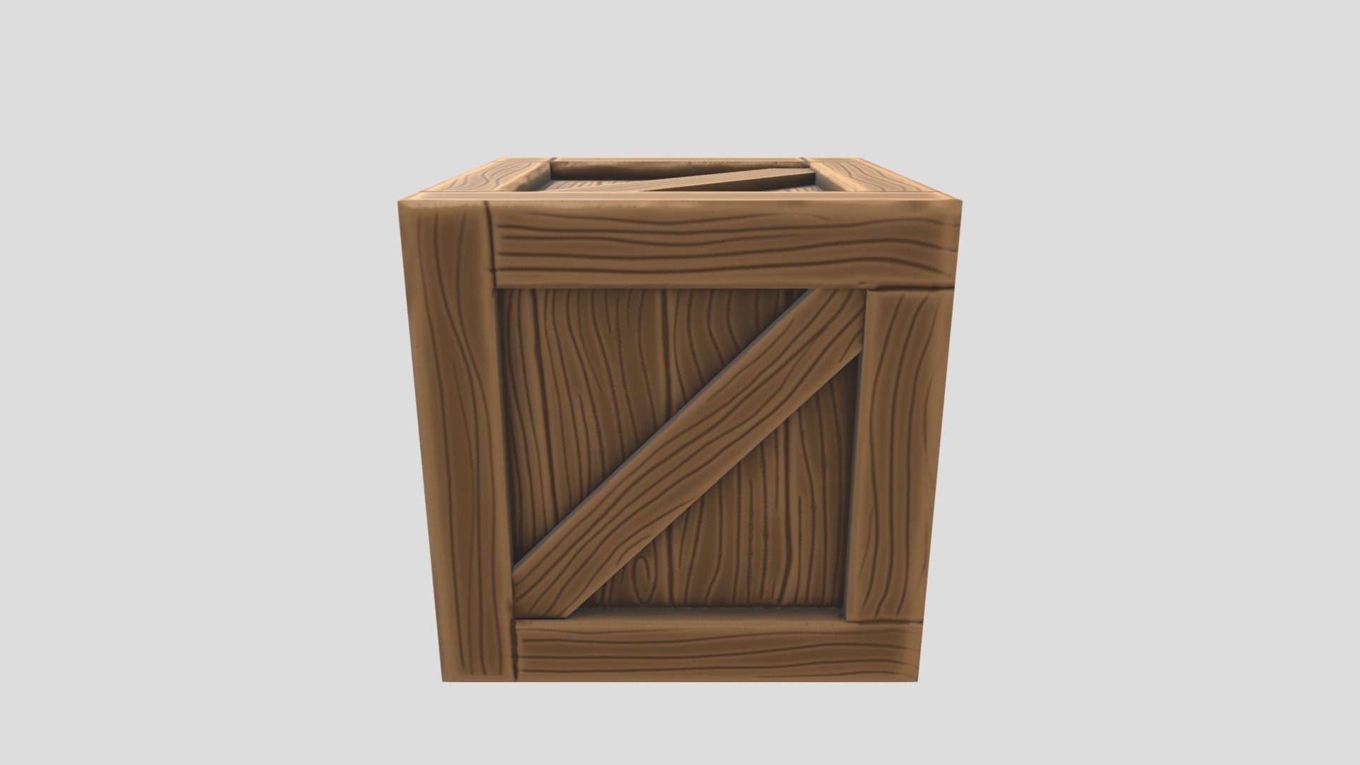 Stylized Crate - 3D model by mechlai [8483e79] - Sketchfab
