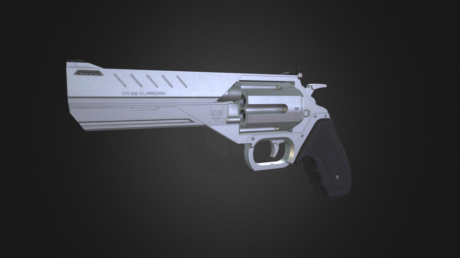 Revolver Concept - 3D model by hurtadobronzi [8484c9b] - Sketchfab