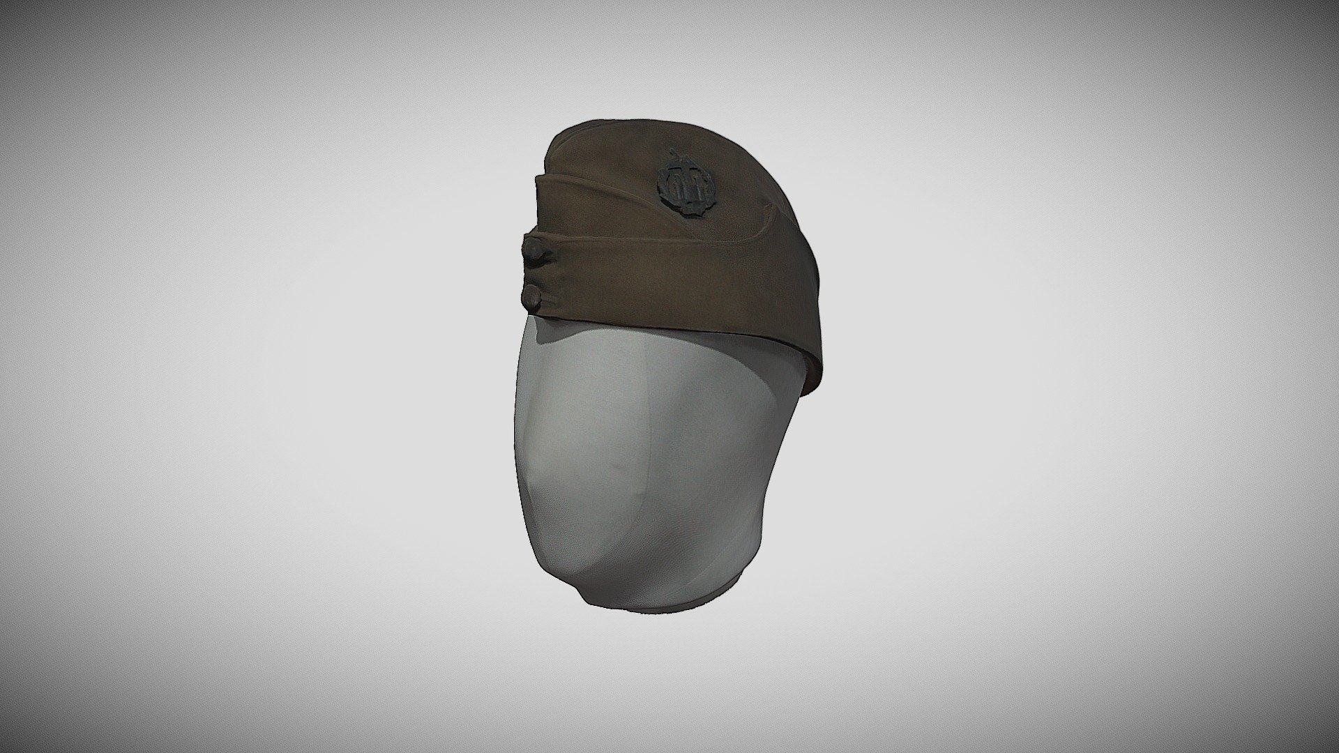 Universal Field Service Cap - 3D model by Combined Military Services ...