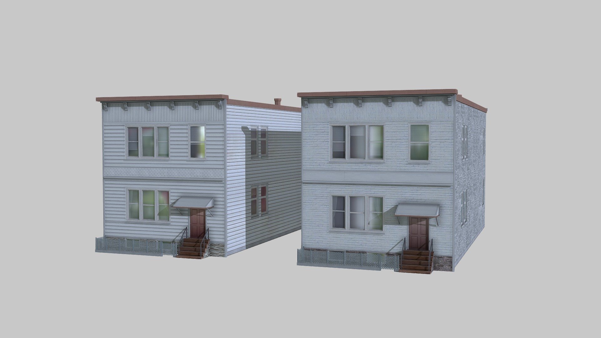 Chicago Houses #1 - 3D model by Daniel (@goshaguy1) [8485d04] - Sketchfab