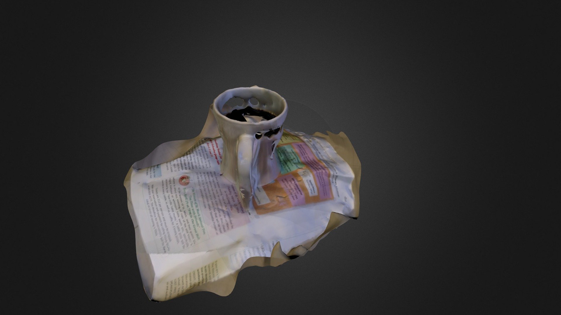 Coffee Cup Fail - 3D model by Jasonb [8487023] - Sketchfab