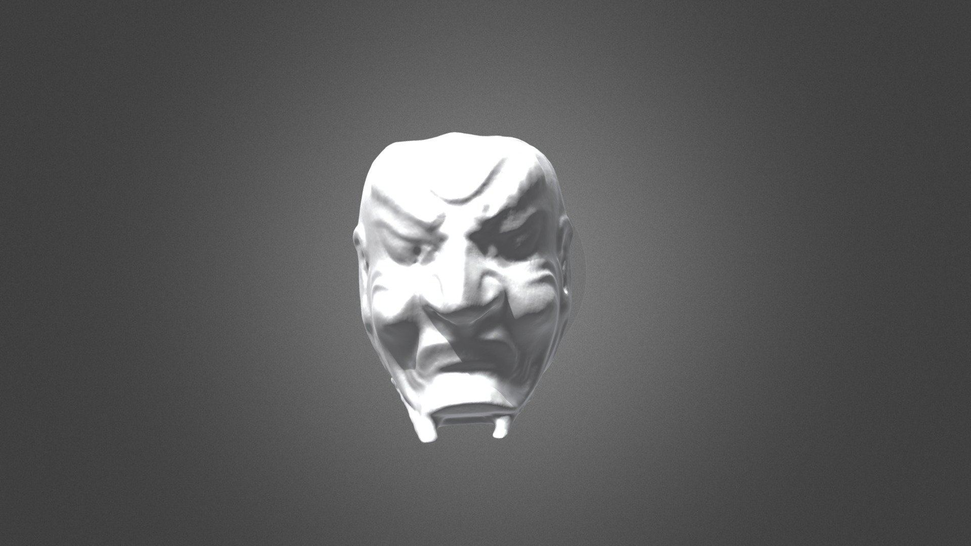 MASK Mesh No Texture by POP (stl) - Download Free 3D model by Revopoint ...