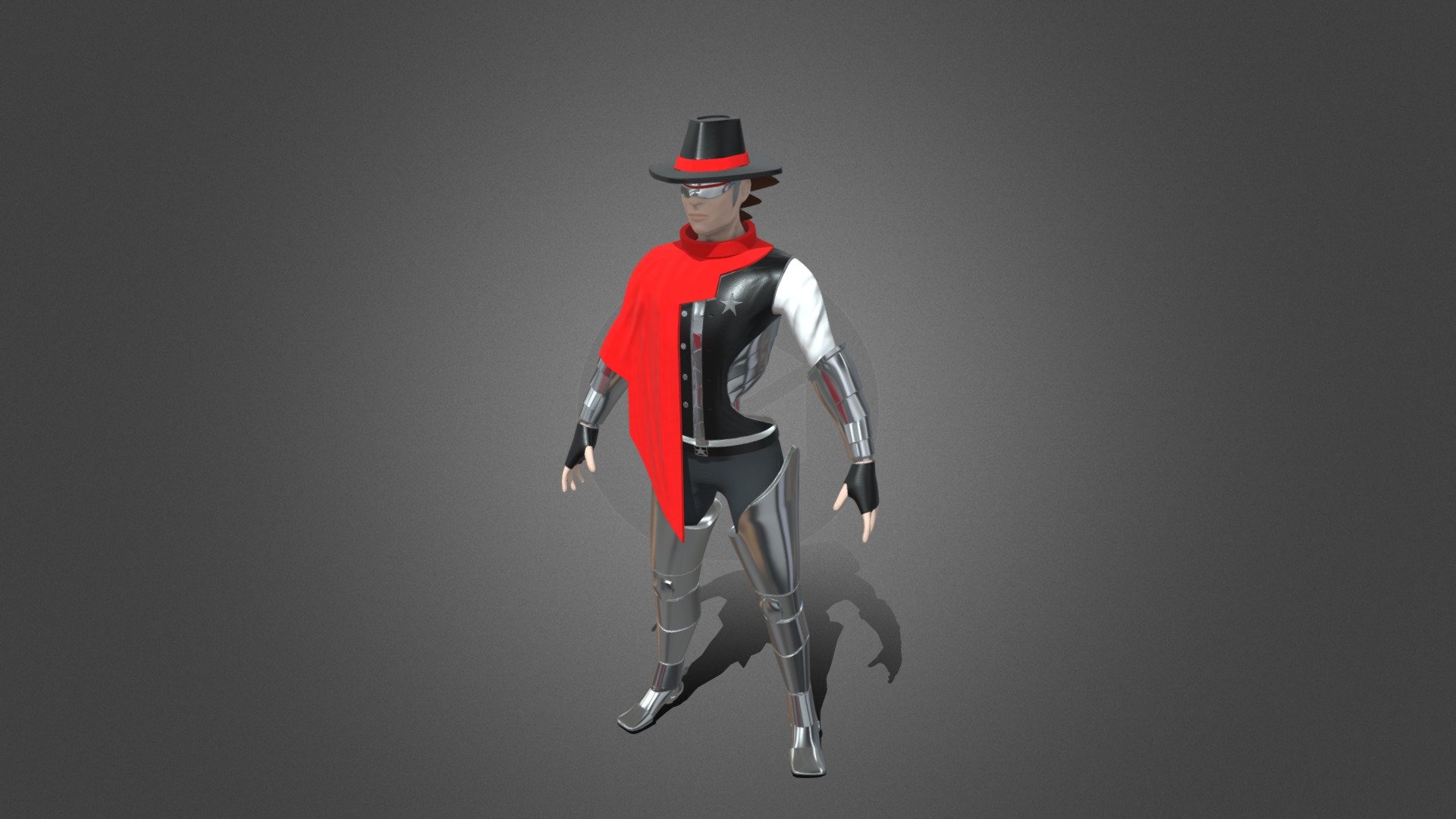 Cyborg Cowboy - 3D model by evanadamcik [8487988] - Sketchfab