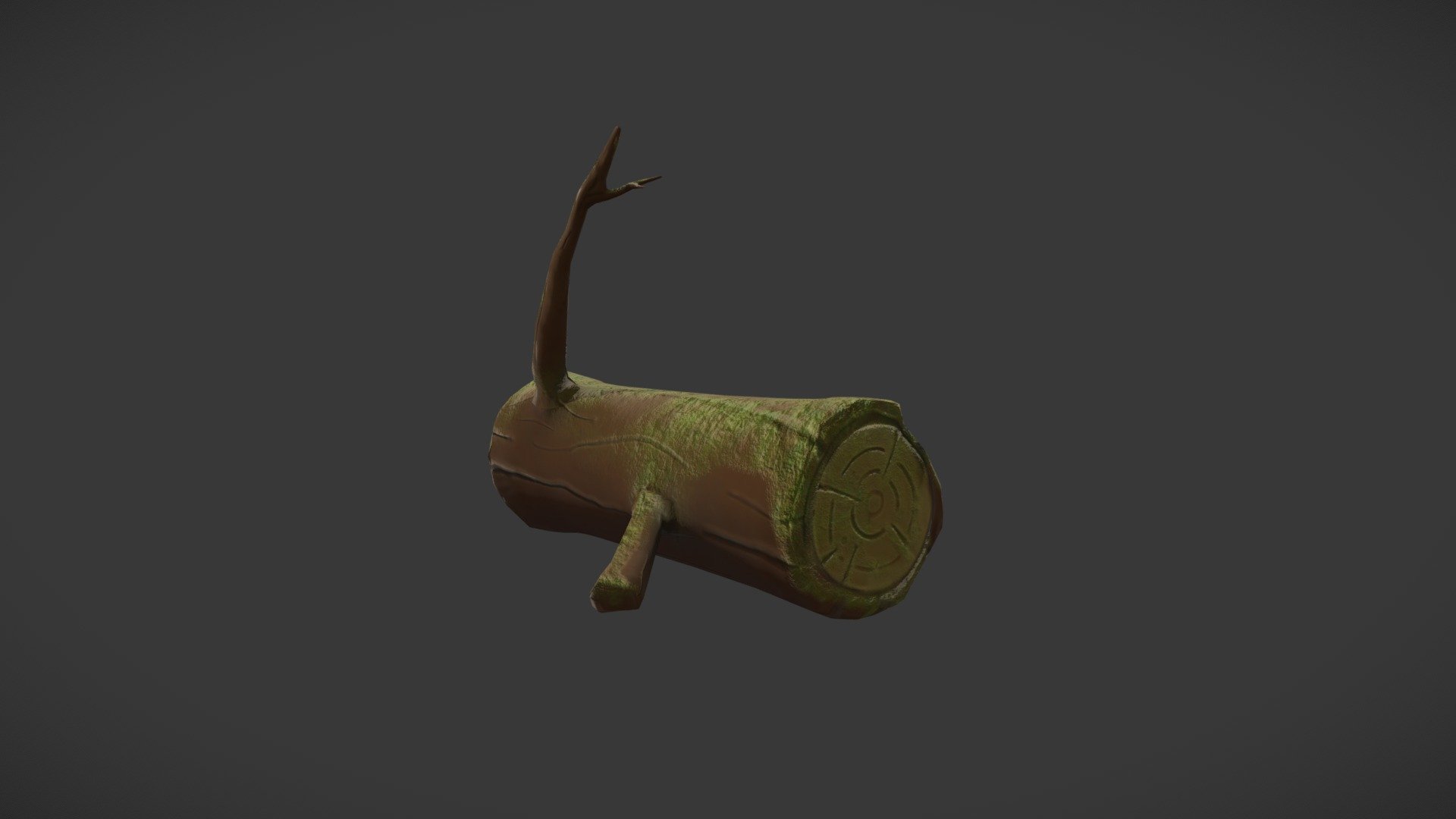 Log with moss - Download Free 3D model by Ashley Jay Thornton ...