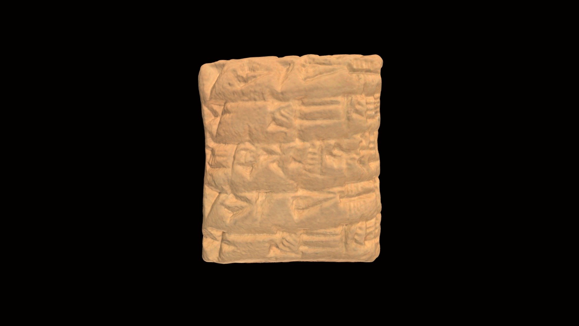 Cuneiform Tablet HMANE1904.6.53 - 3D model by Harvard Museum of the ...