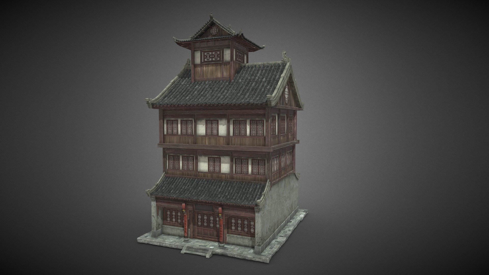 Ancient architecture - Buy Royalty Free 3D model by misitewang [848b679 ...