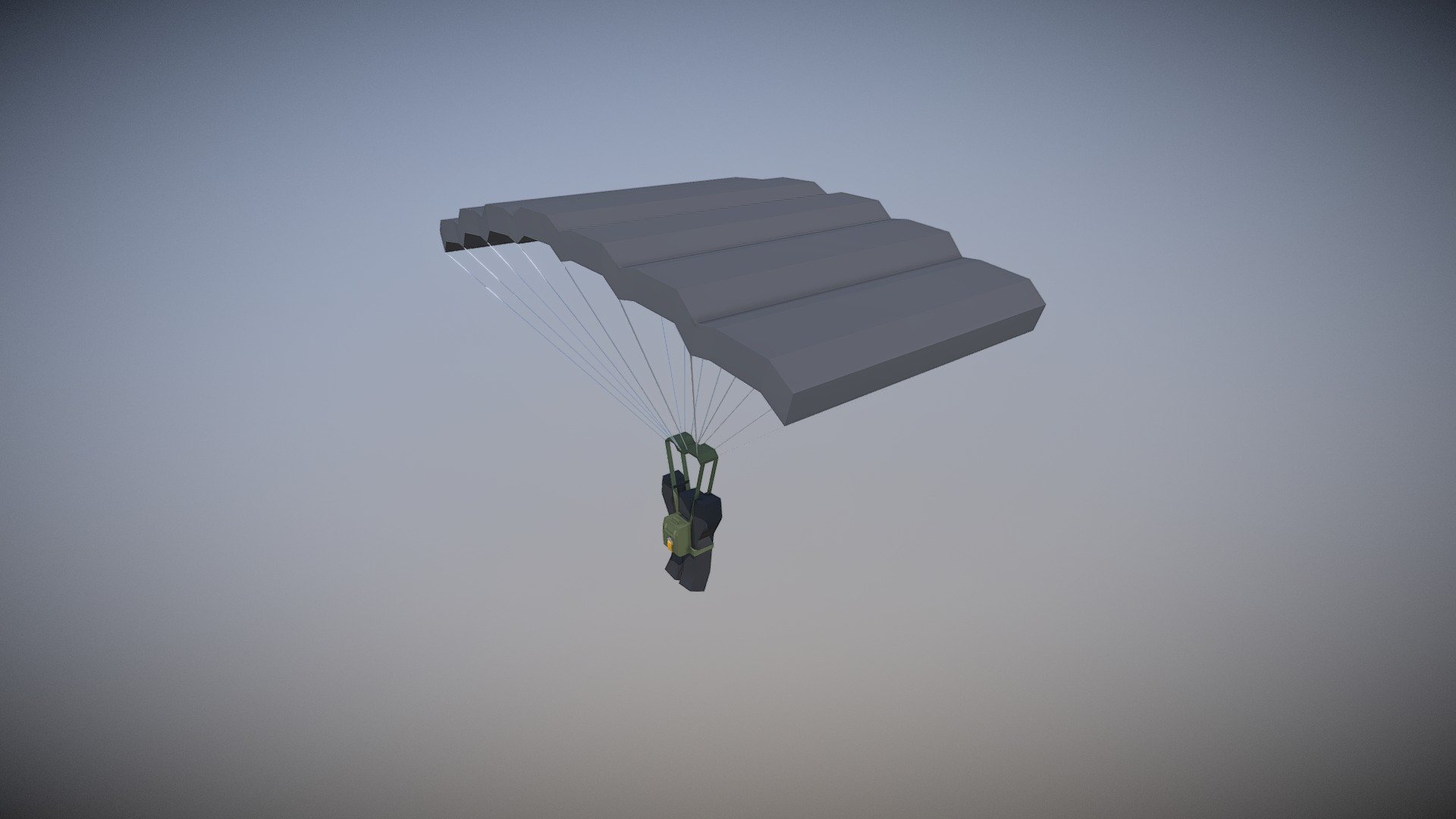 Parachute - CG - 3D model by fiffe [848cc51] - Sketchfab