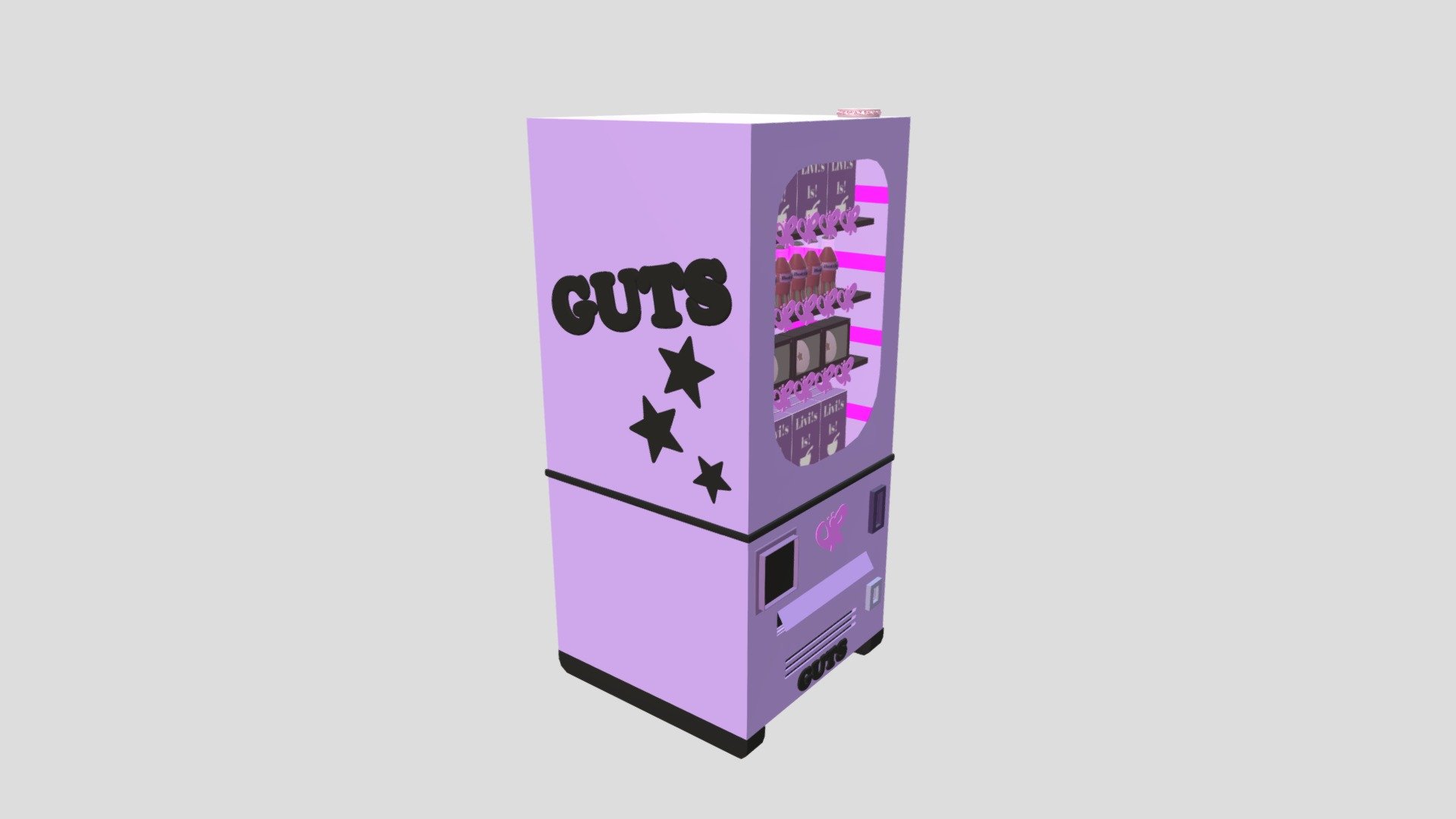 Olivia Rodrigo - Vending Machine - 3D model by Blender Pink ...