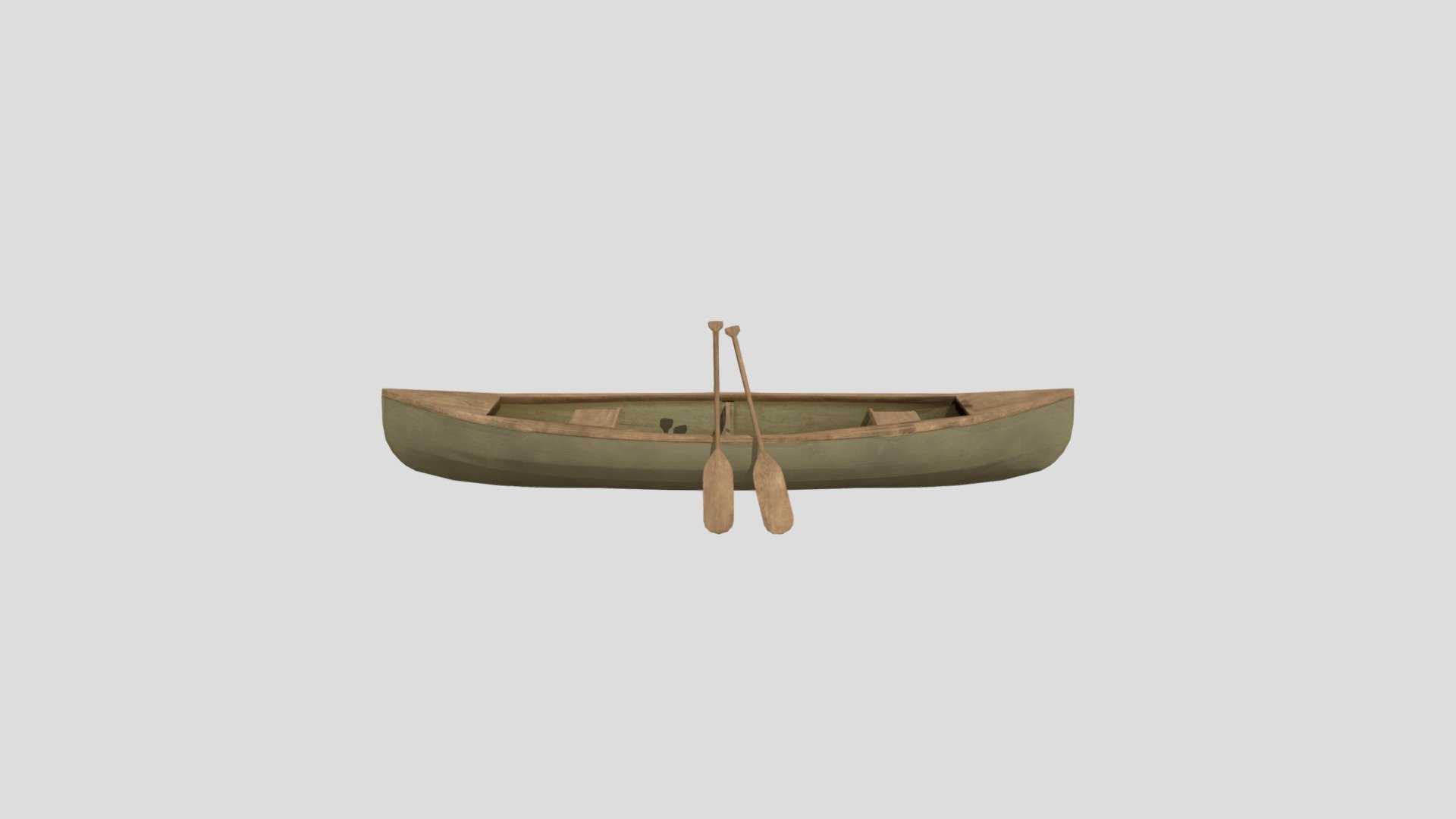 Wooden Canoe - 3D model by TreasuredTeam [8490eae] - Sketchfab