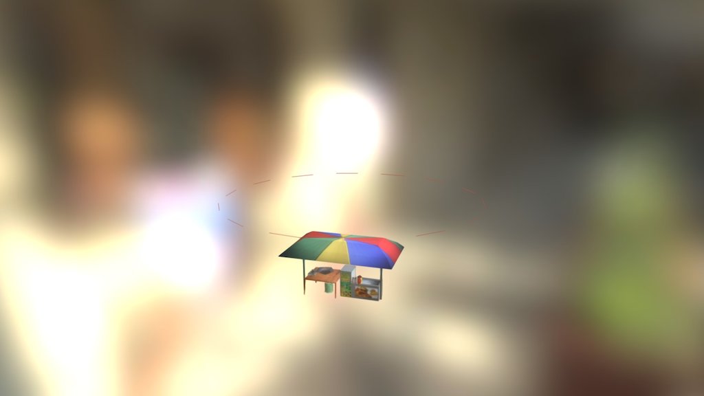 Burger Stall - 3D model by Farhan_Zainuddin [8491fd0] - Sketchfab