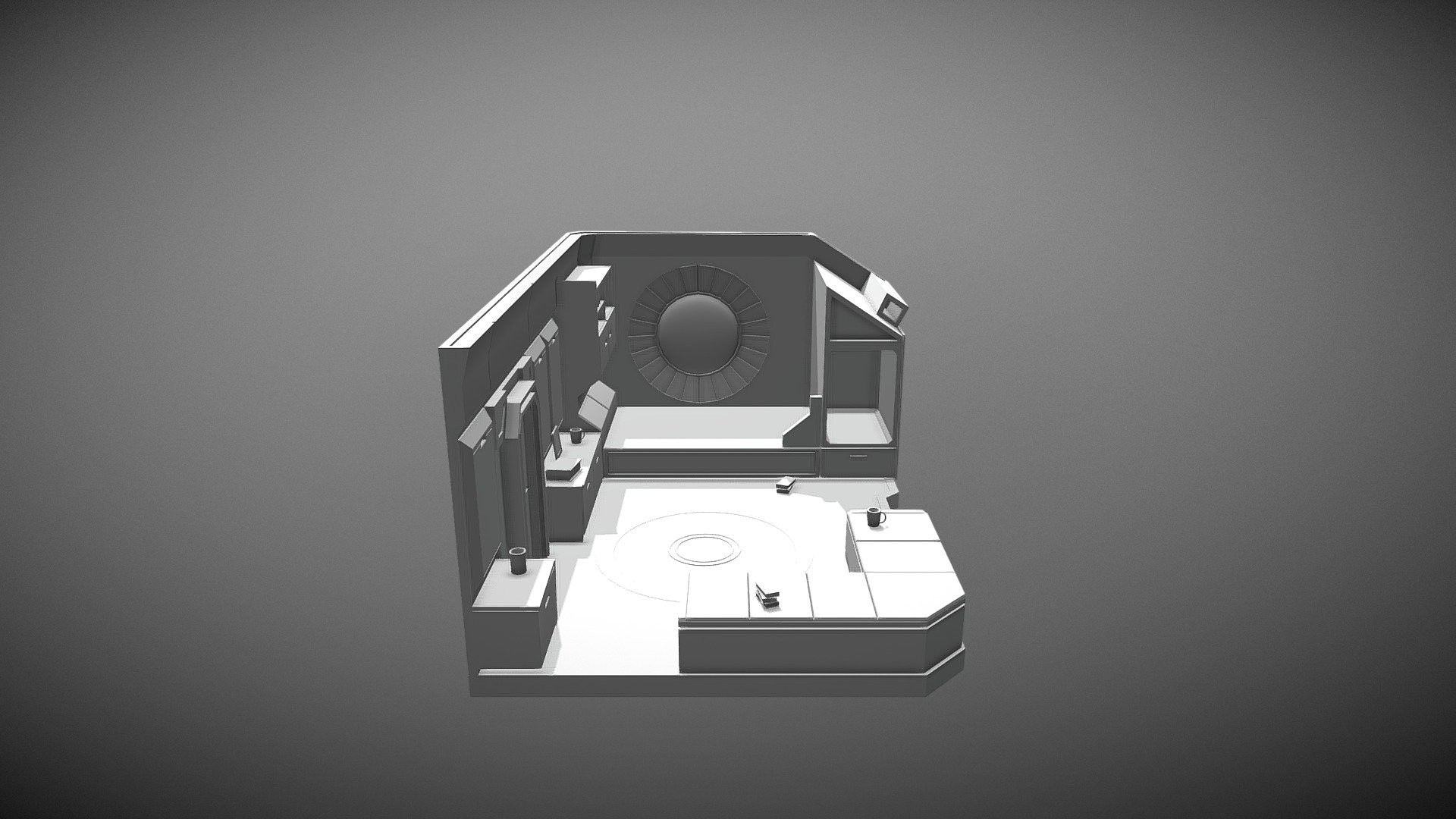 Captain Room - 3D model by Zeu (@LoZz) [8492582] - Sketchfab