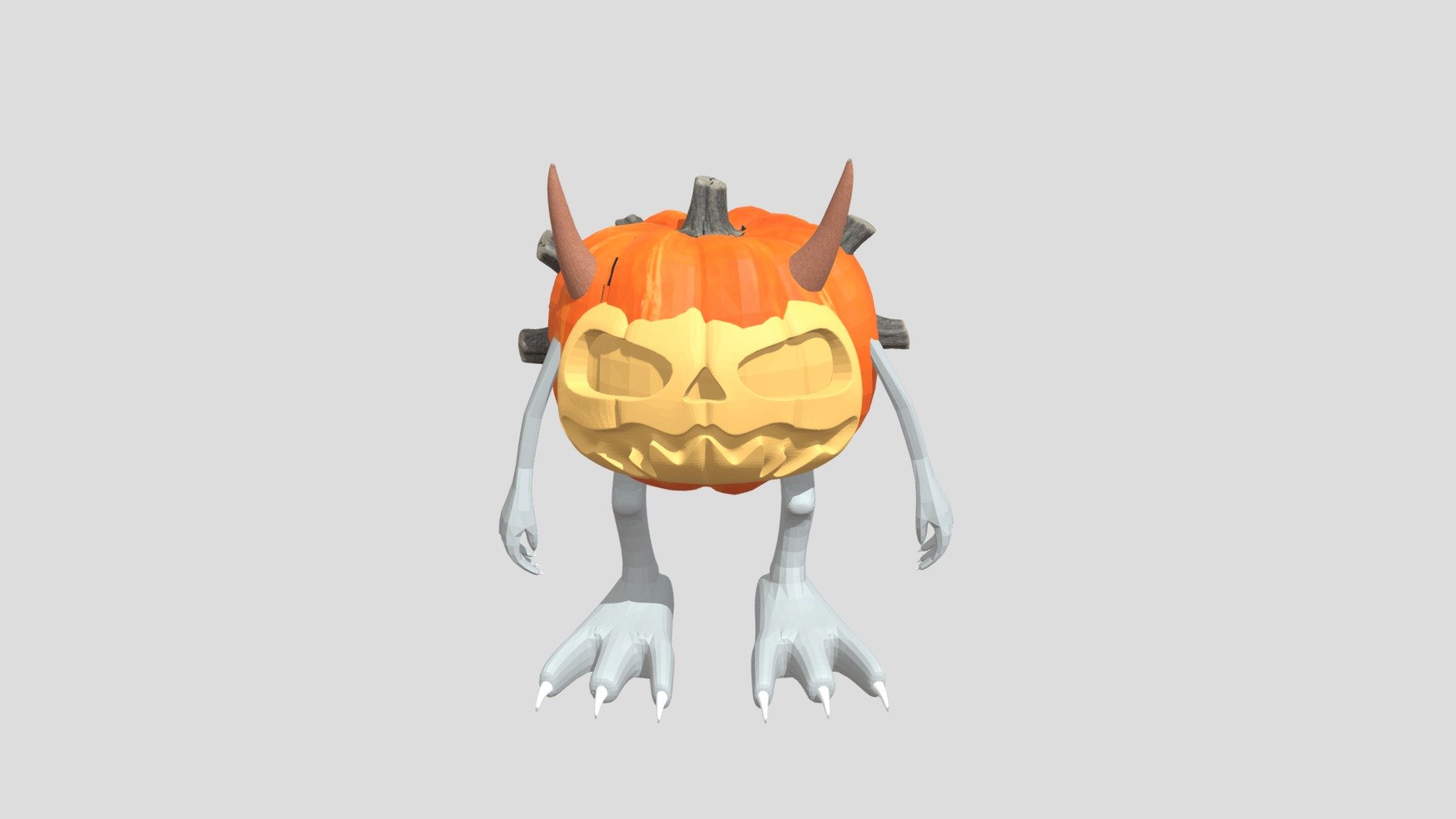 Pumpkin Halloween - 3D model by Diveleslav [8493680] - Sketchfab