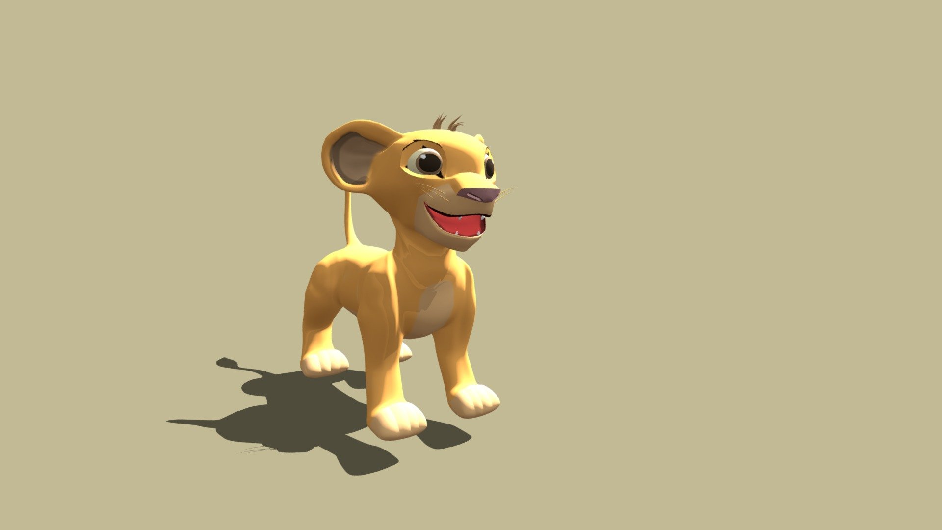 Simba-definitivo - 3D model by krytoval1909 [8493cd9] - Sketchfab