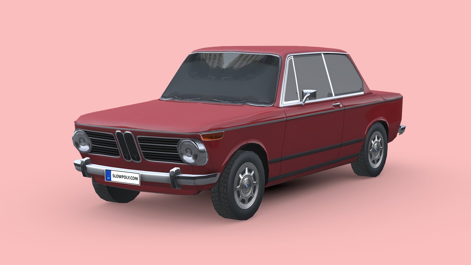 BMW 2002 1968 - Buy Royalty Free 3D model by slowpoly [8493d88] - Sketchfab Store