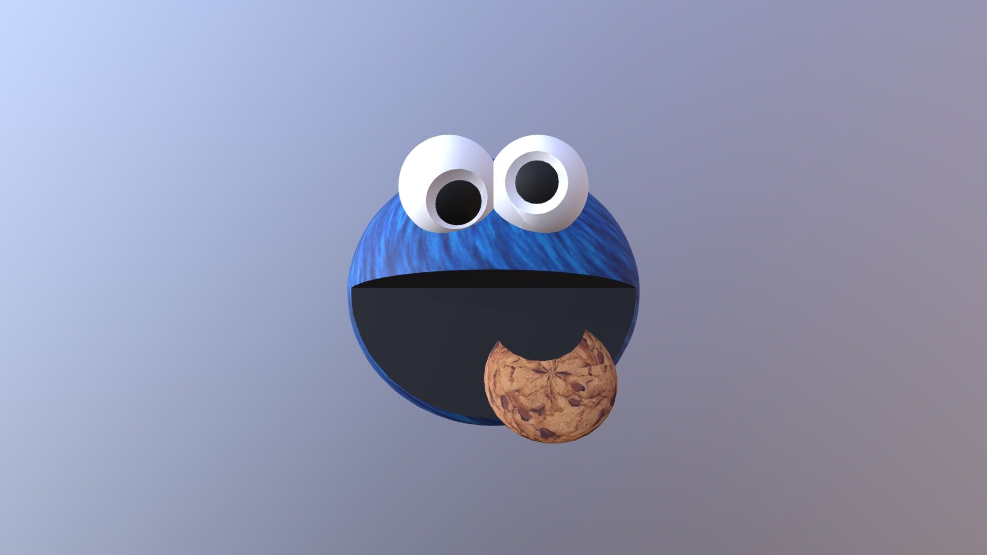 A06 Cookie Monster - 3D model by ebous [8496752] - Sketchfab