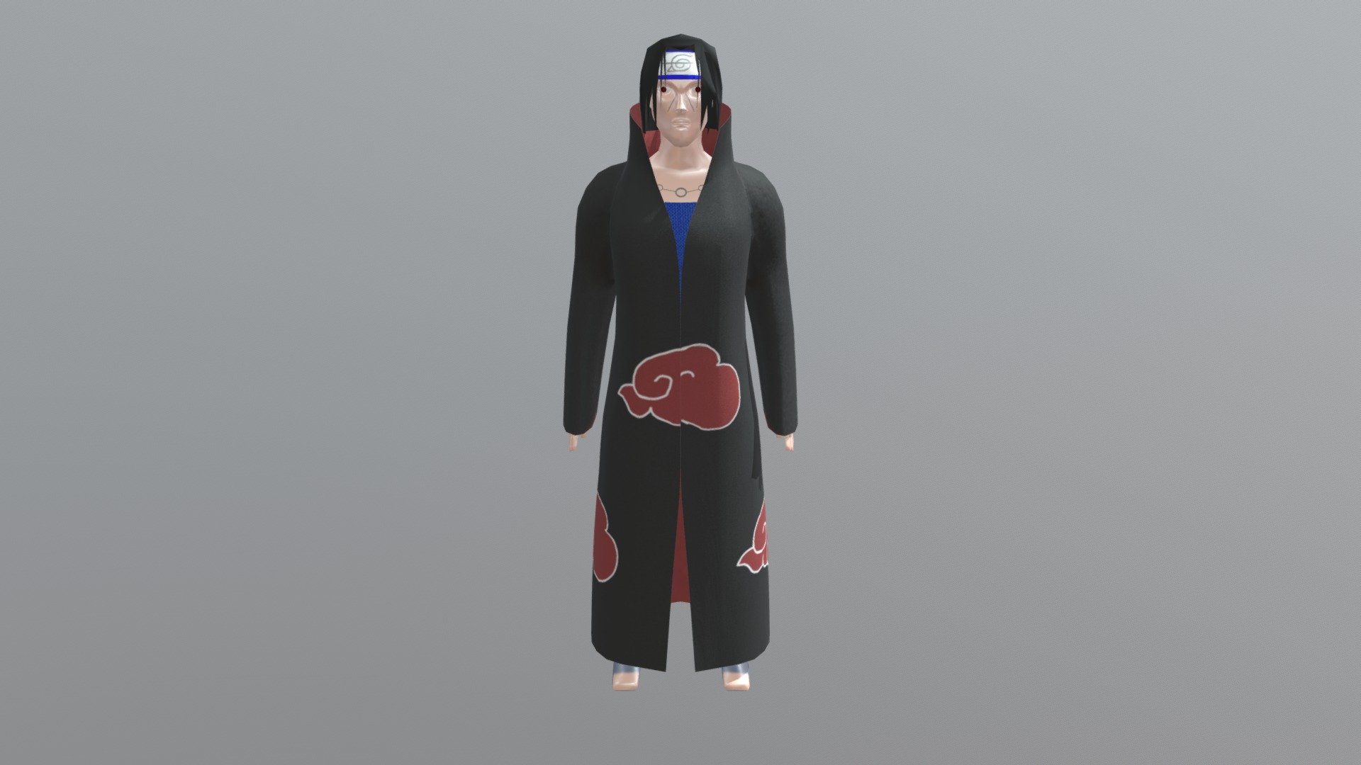 Itachi Uchia Character - 3D model by ncastiglione [849687d] - Sketchfab
