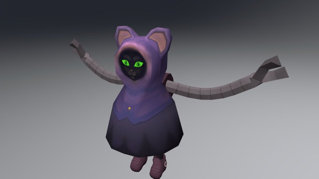 Cat Creature - 3D model by blackjellycat [8498ebf] - Sketchfab