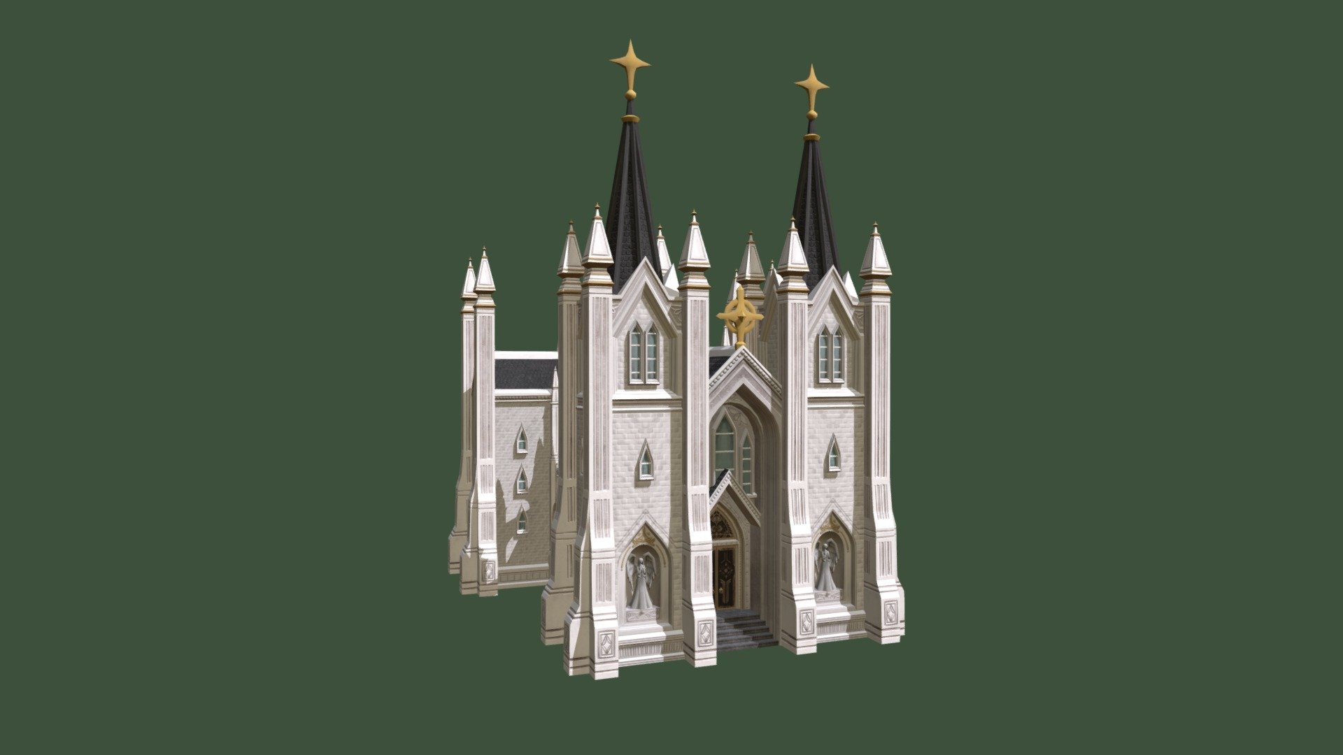 Church - 3D model by Ritsu (@poin1565) [84996bd] - Sketchfab