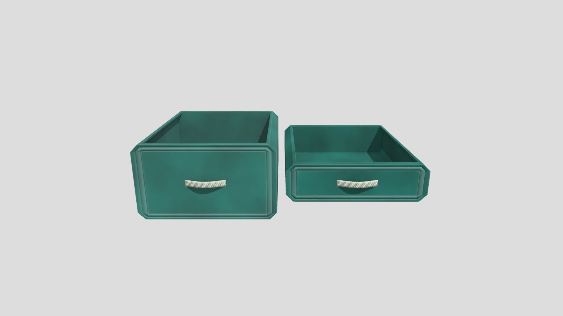 Green Plastic Stowage Locker Trays - Download Free 3D model by sammburr ...