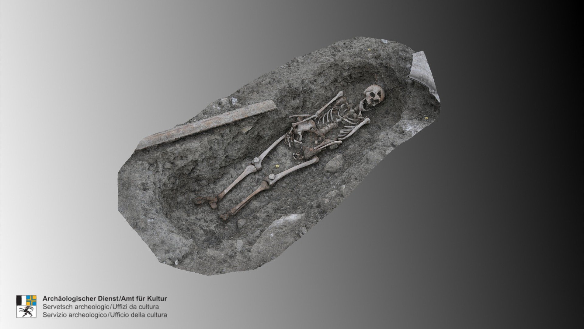 Via Casut, Grab 21 ¦ Sagogn - 3D model by Archäologischer Dienst ...