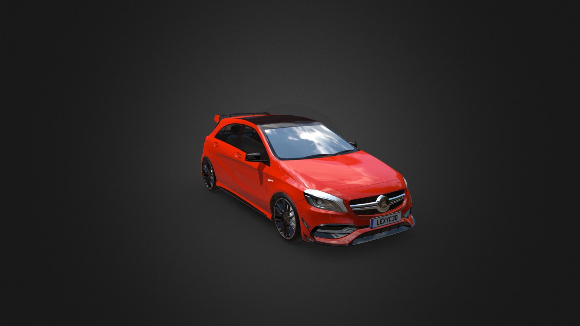 Mercedes AMG A45 ‘16 - Download Free 3D model by CARS2024 [849dd37 ...