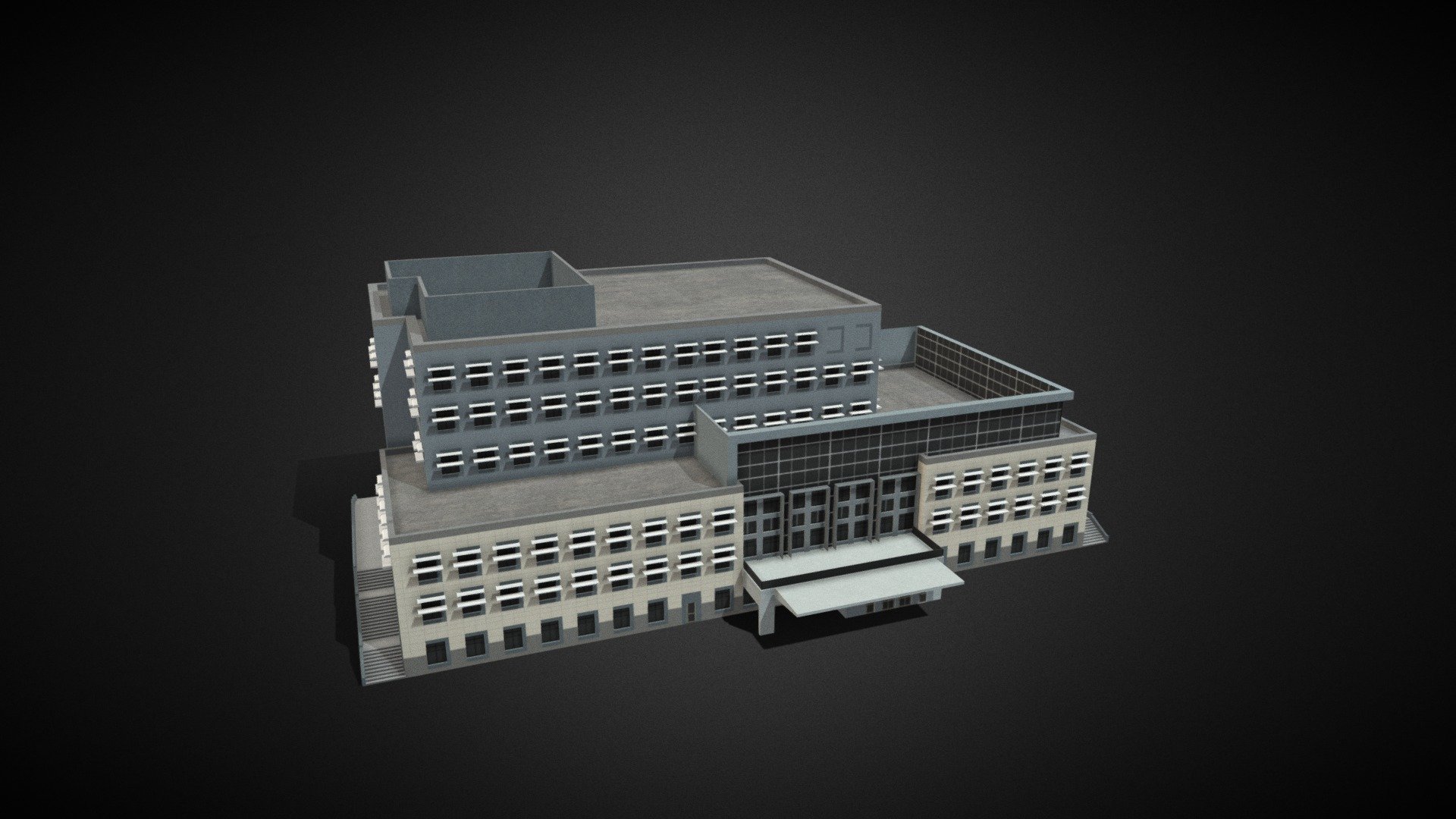 U.S. Embassy Monrovia Liberia - 3D model by Checo Mx. (@checomx ...