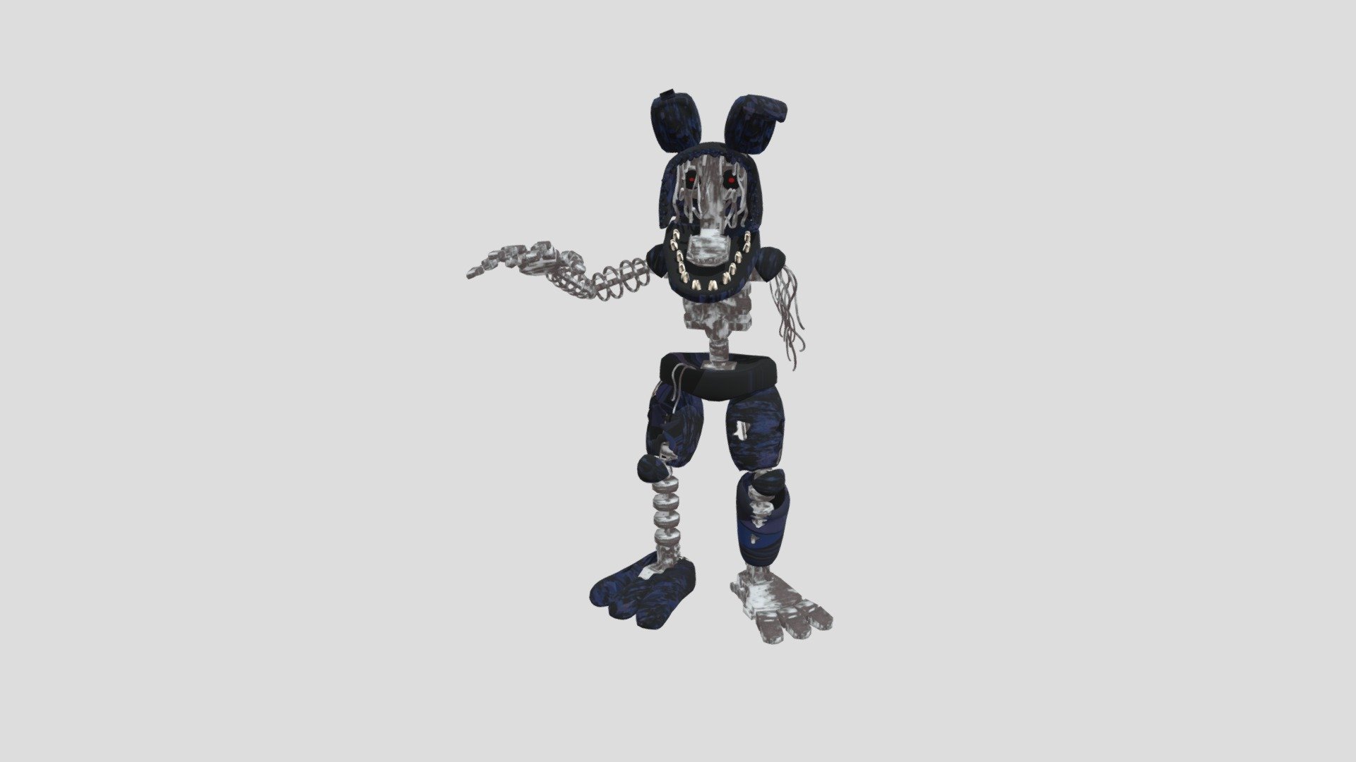 Ignited-bonnie - Download Free 3D model by orgall29 [849f42d] - Sketchfab