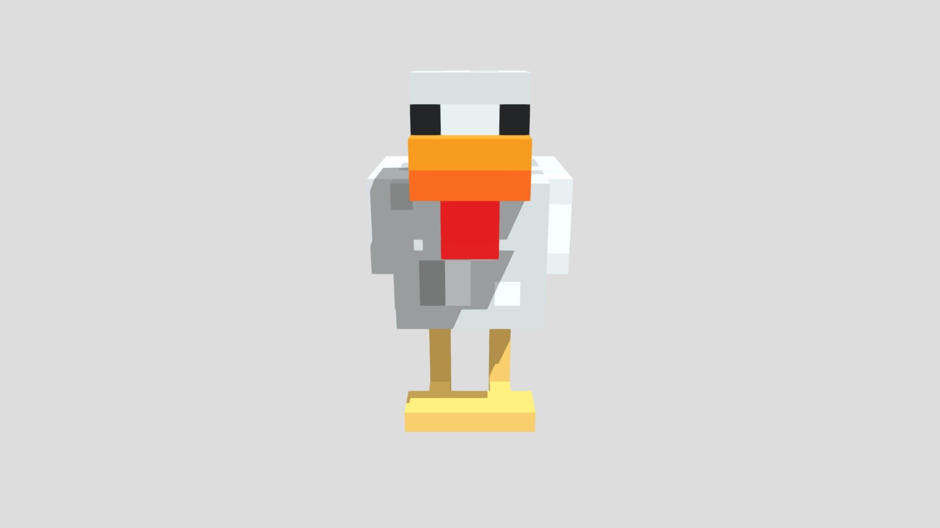 Voxxel chicken test - 3D model by dshaynie [84a00c0] - Sketchfab