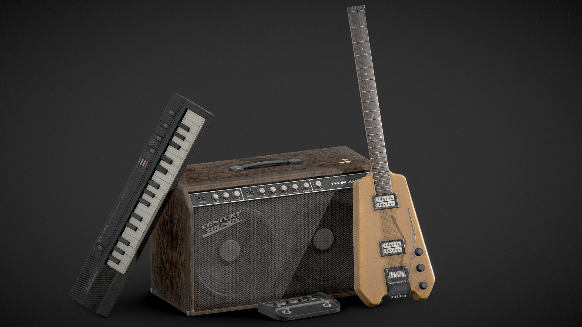 Retro Instruments - Buy Royalty Free 3D model by Tom Seddon ...