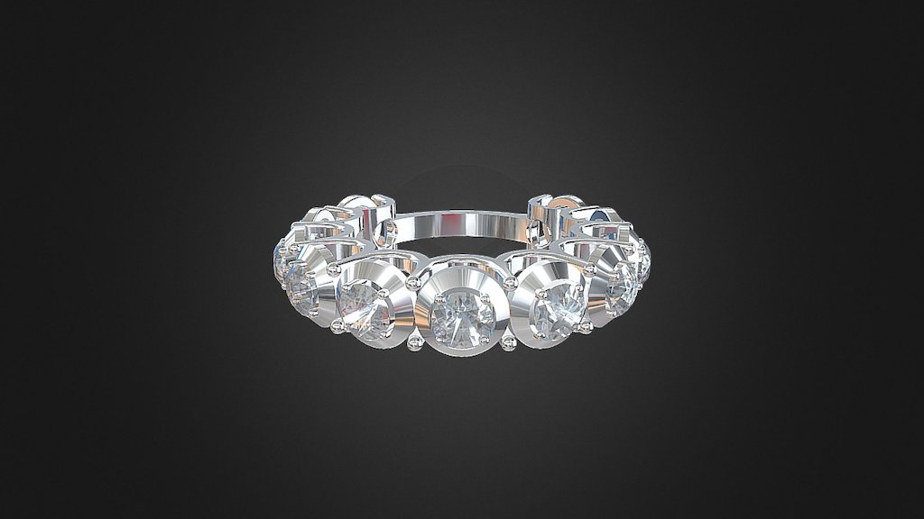WEDDING BAND - 3D model by khattab.go [84a2dd6] - Sketchfab