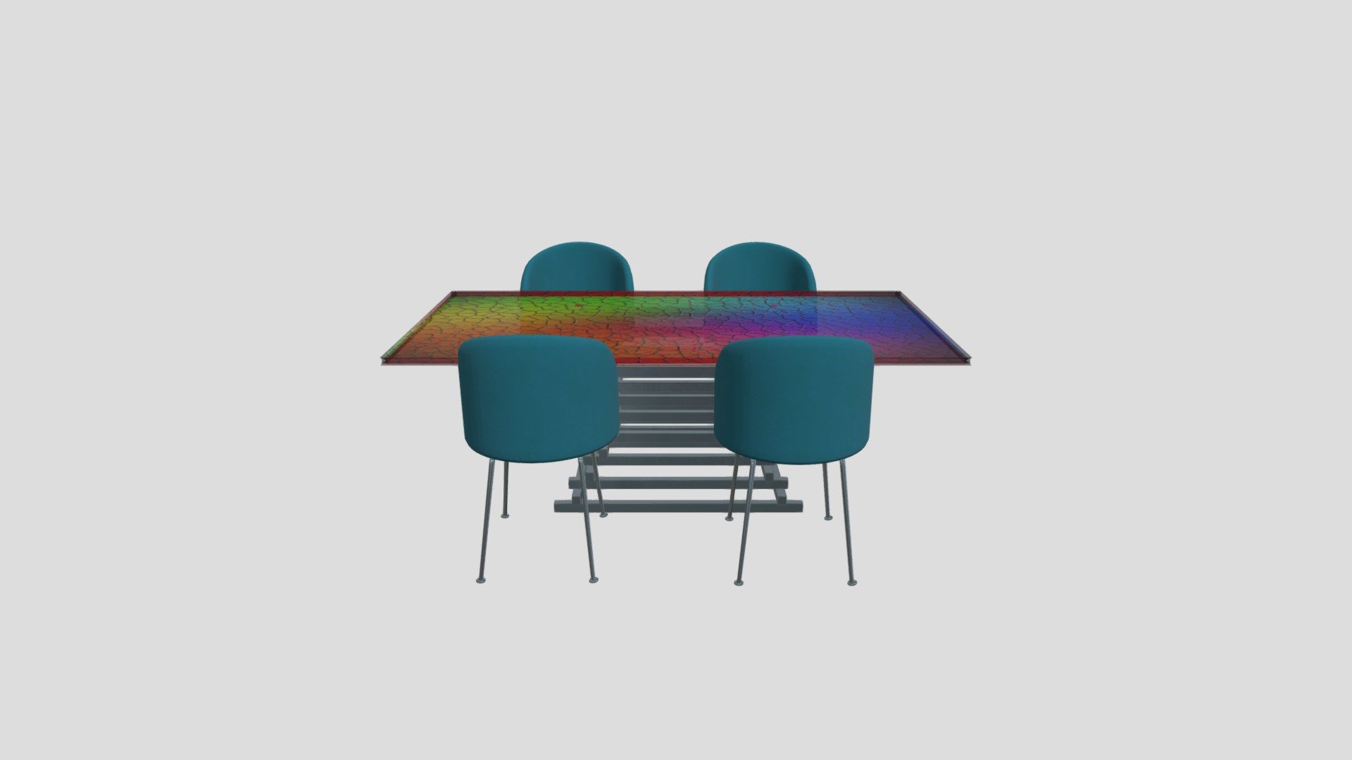 Kimberly Parascandalo_Task4_table_chairs - Download Free 3D model by KimmyPara [84a3481] - Sketchfab