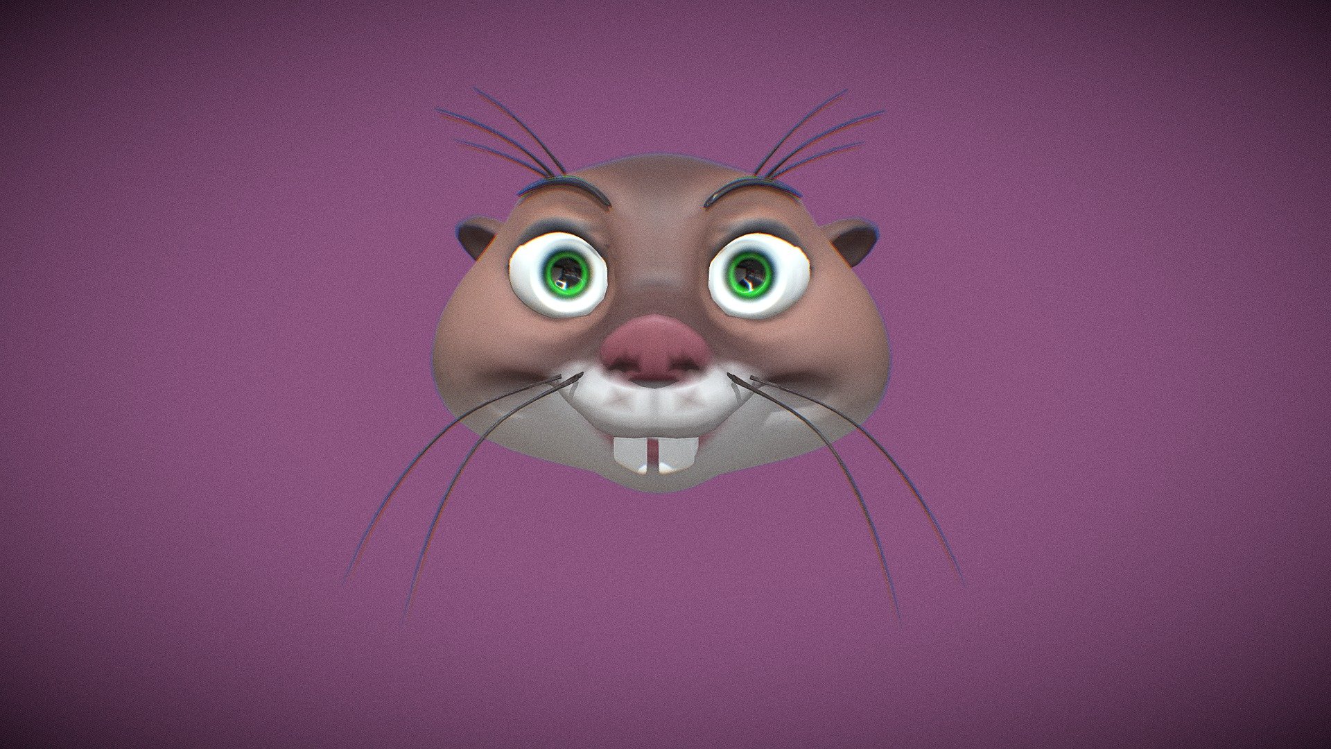 Weasel Cartoon - Buy Royalty Free 3D model by HASSAN ZAYED (@abumoaaz3d ...