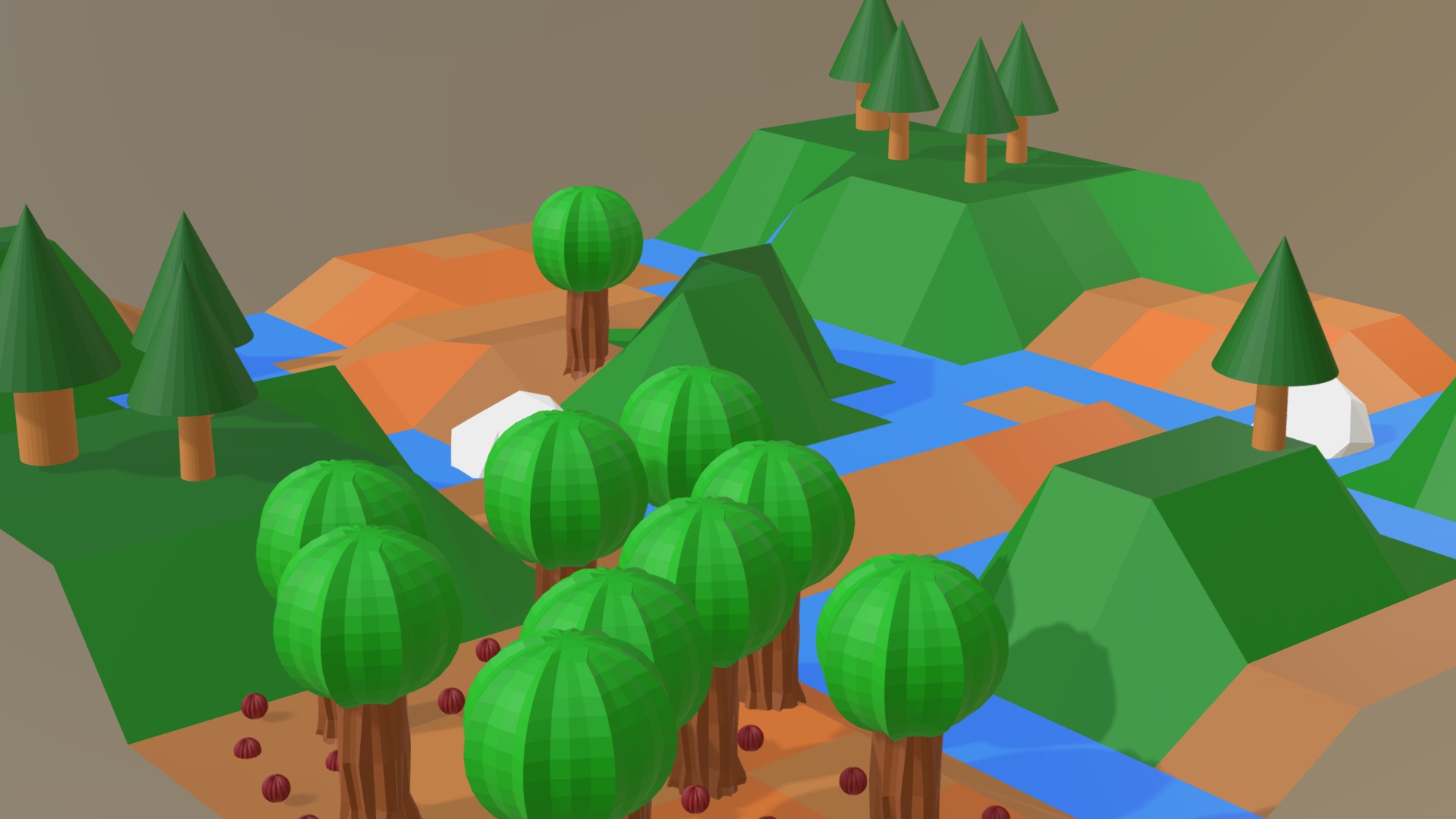 Land Scape Summer - 3D model by Furan_Furan (@trinityk7s) [84a6272 ...