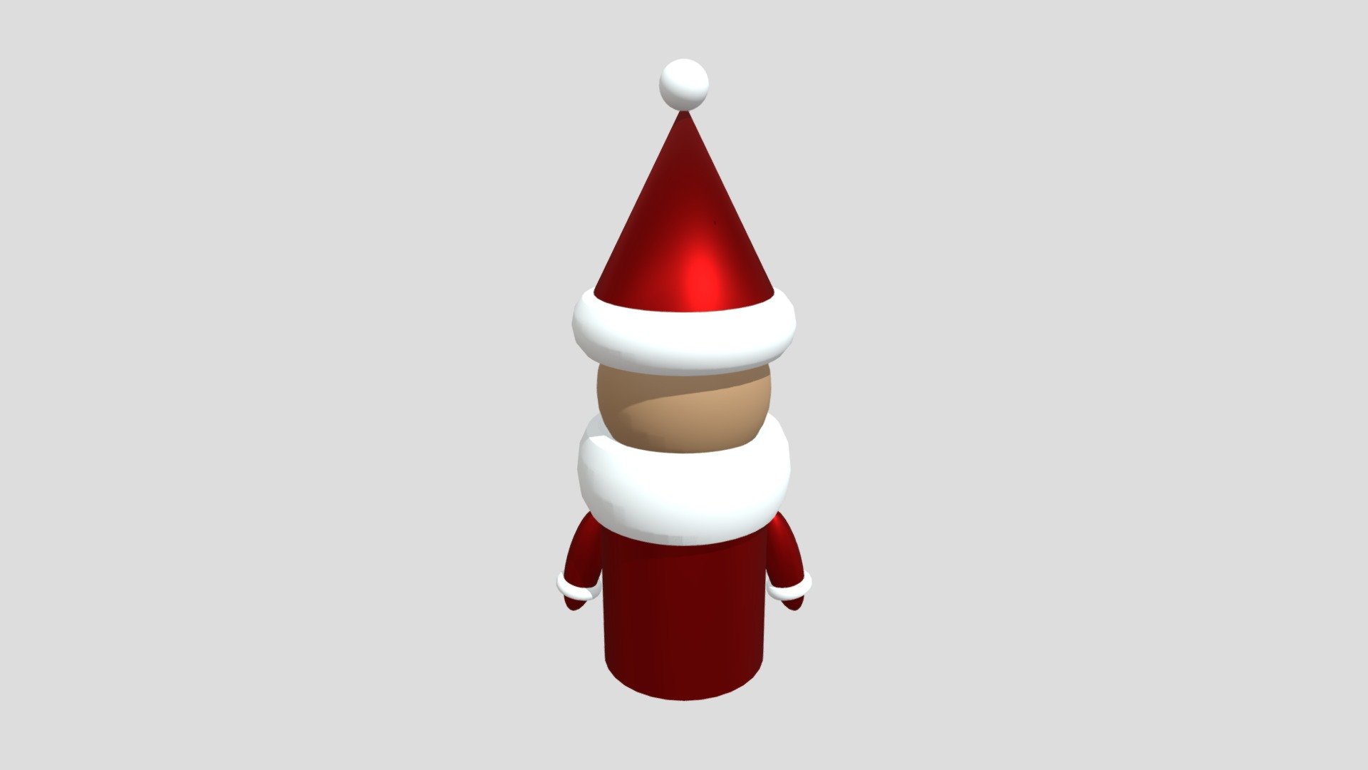 Santa Claus Human - Download Free 3D model by yahyaraimov [84a651e ...