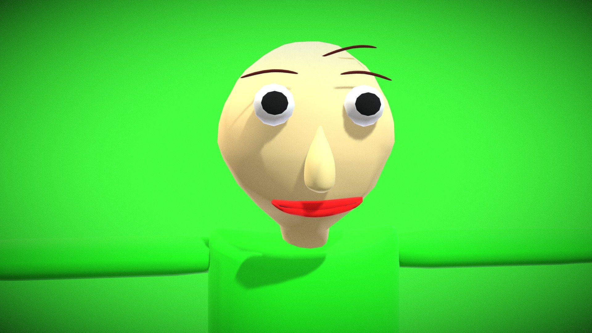 AngryGal Baldi Blender Port - Download Free 3D model by SuperLitSawyer ...