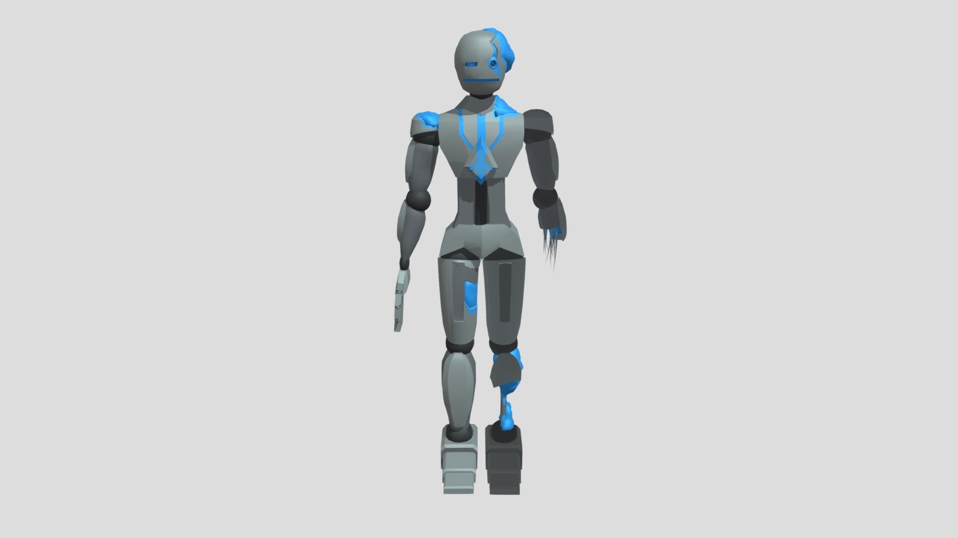 zombie robot 1 - 3D model by hollow_vizion [84a6cfd] - Sketchfab