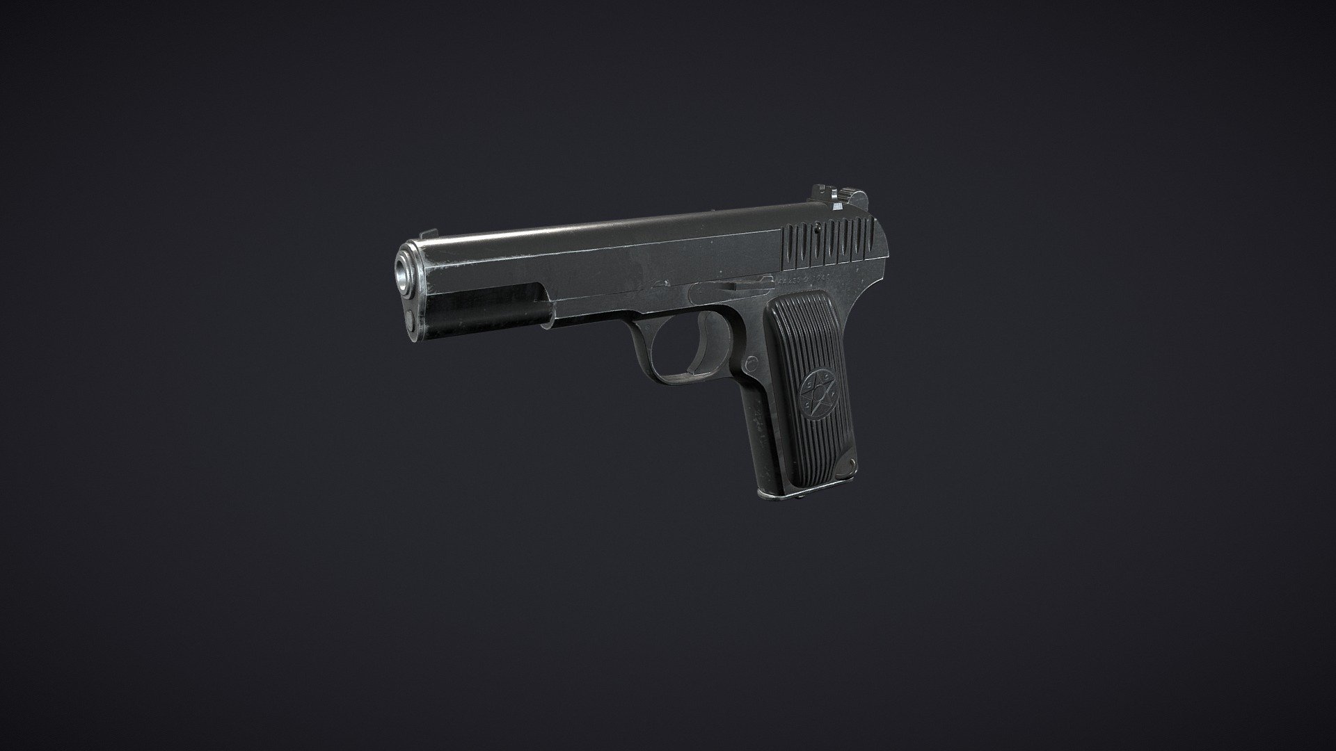 TT-33 Tokarev (game ready) - Download Free 3D model by filiphak ...