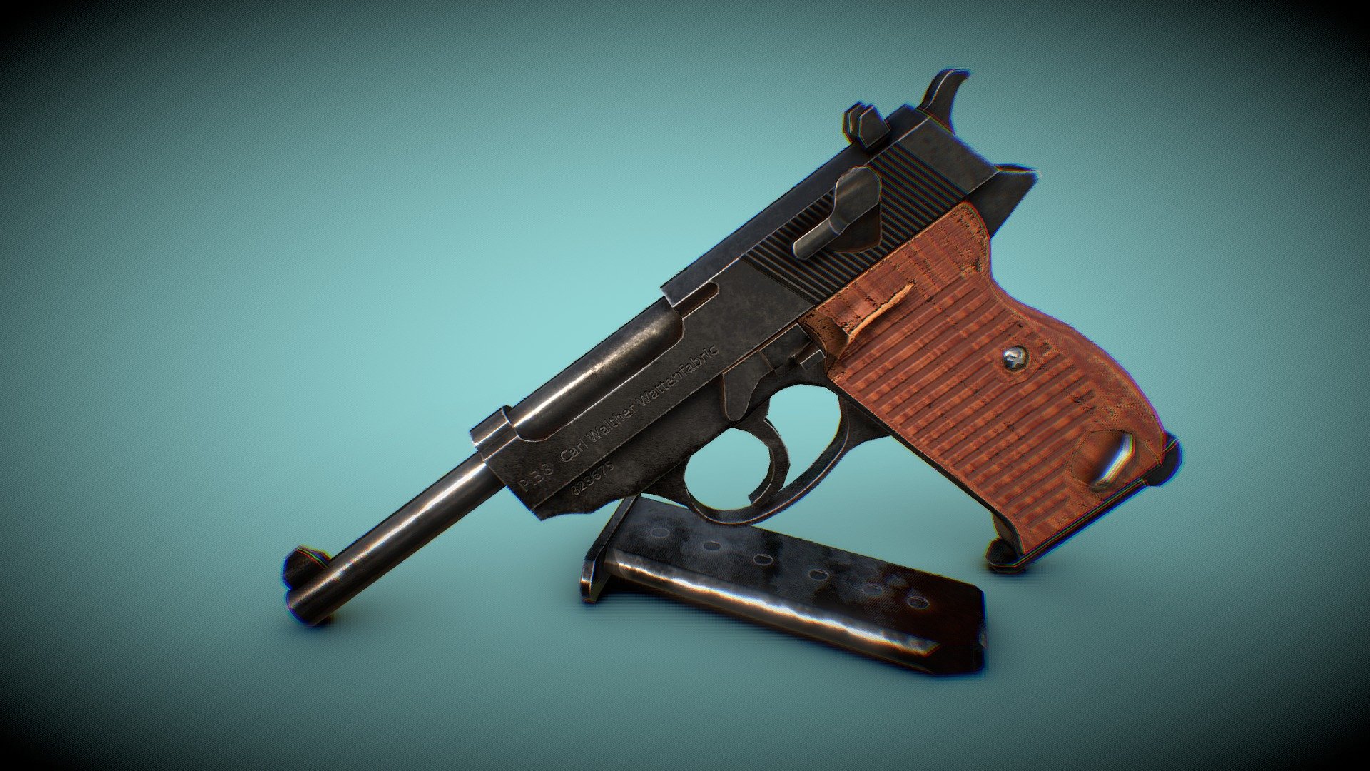 Walther P38 | Pistol Model - Download Free 3D model by CATholic [84a7a46] - Sketchfab