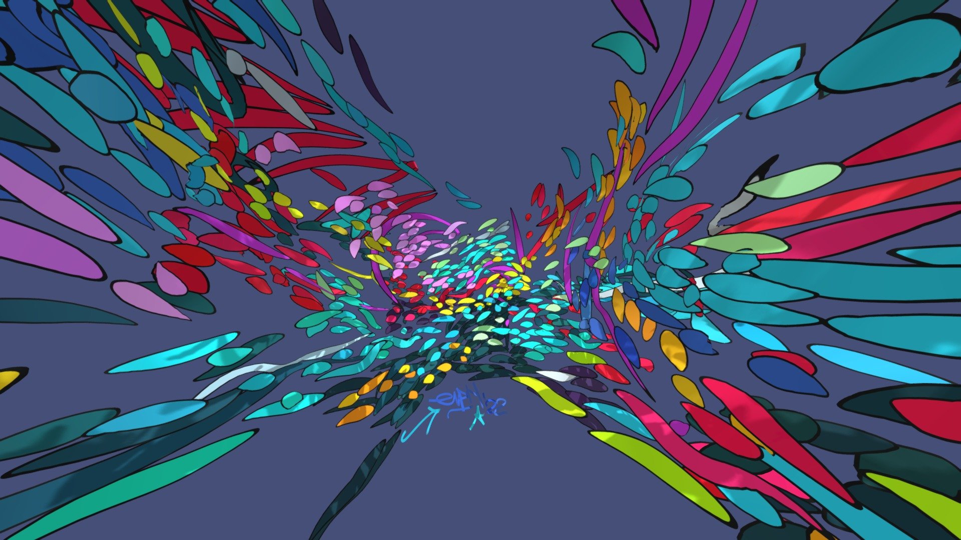 Openbrush Abstract - Download Free 3D model by elph [84a82e5] - Sketchfab