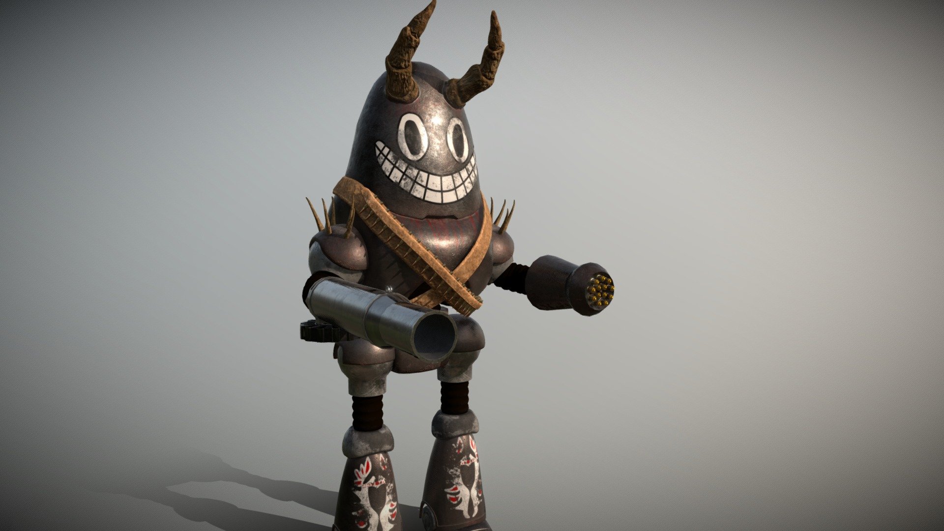 Fallout Deathclaw Protectron - 3D model by lopanview [84aa978] - Sketchfab