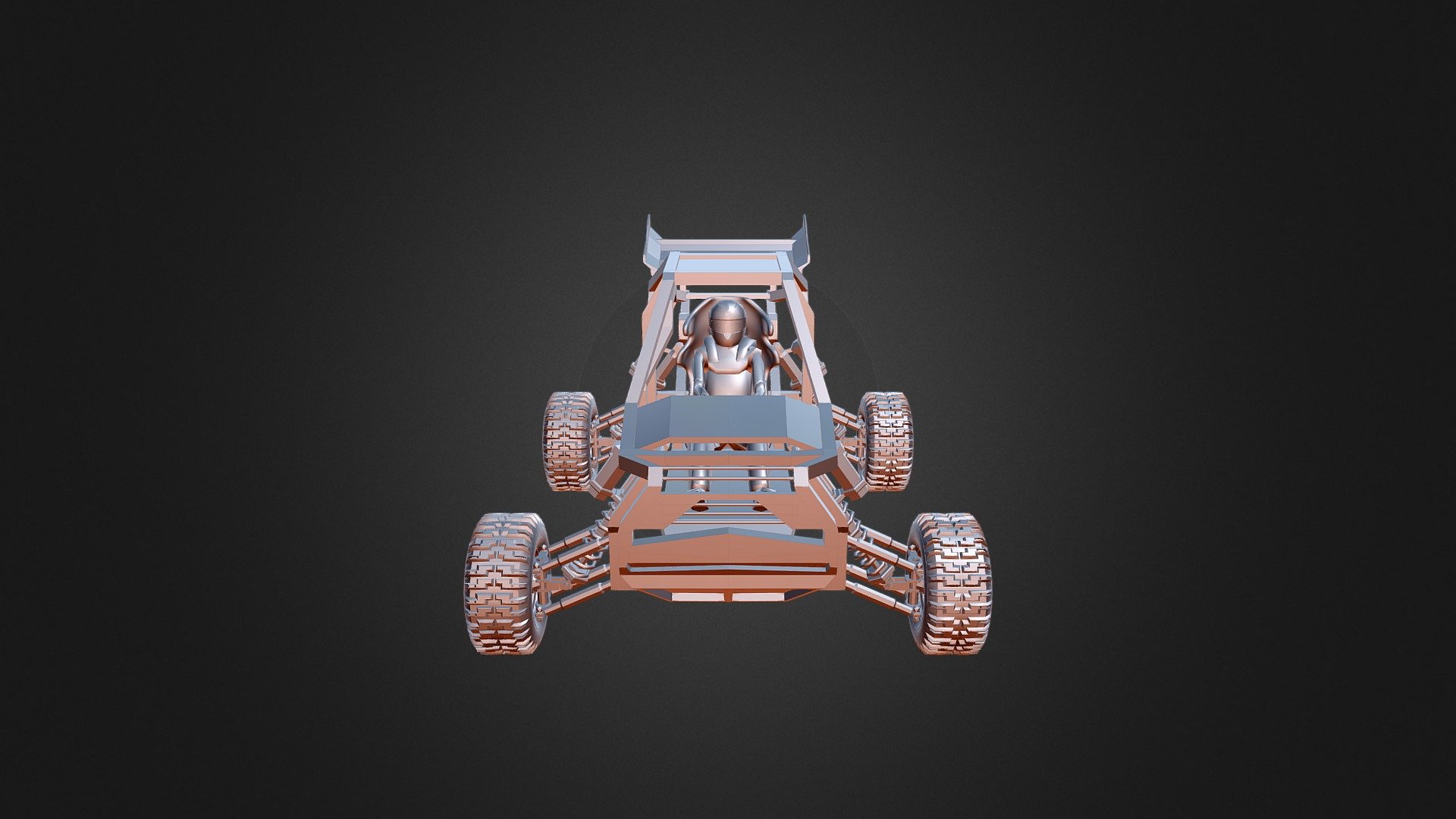 4x4 Polygonal Runner Game Asset (UNFINISHED) - 3D model by labrujasiete ...