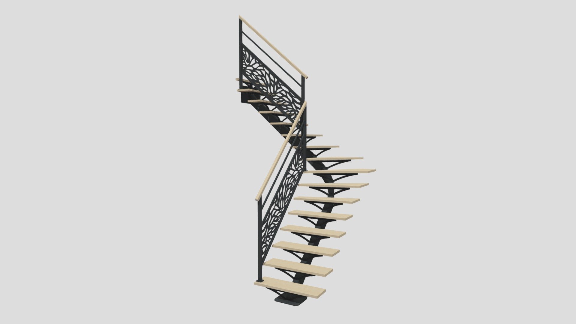 Stair - Design - Metal - 3D model by agilité 3d (@Agilite-3D) [84abe80 ...