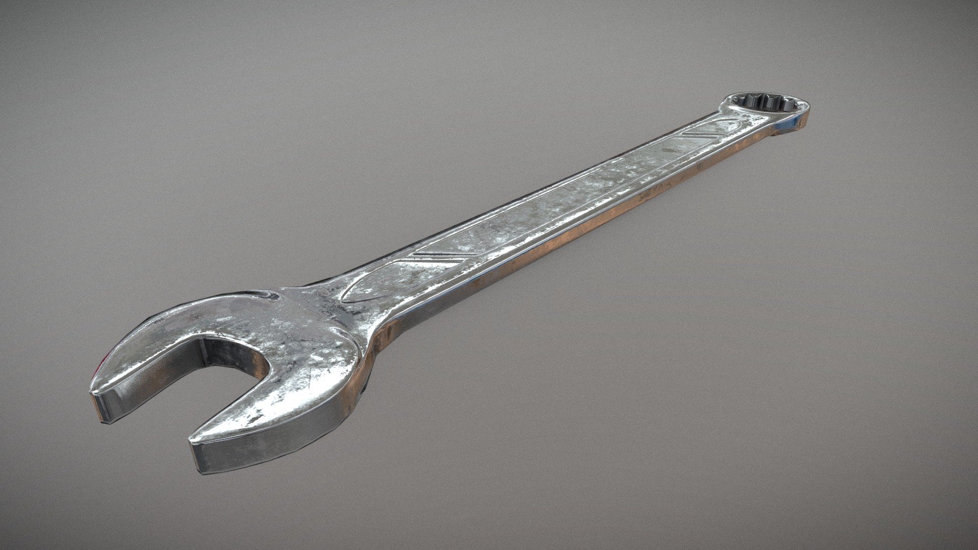 Low-poly Wrench - 3D model by Hox_Lira [84ac01b] - Sketchfab