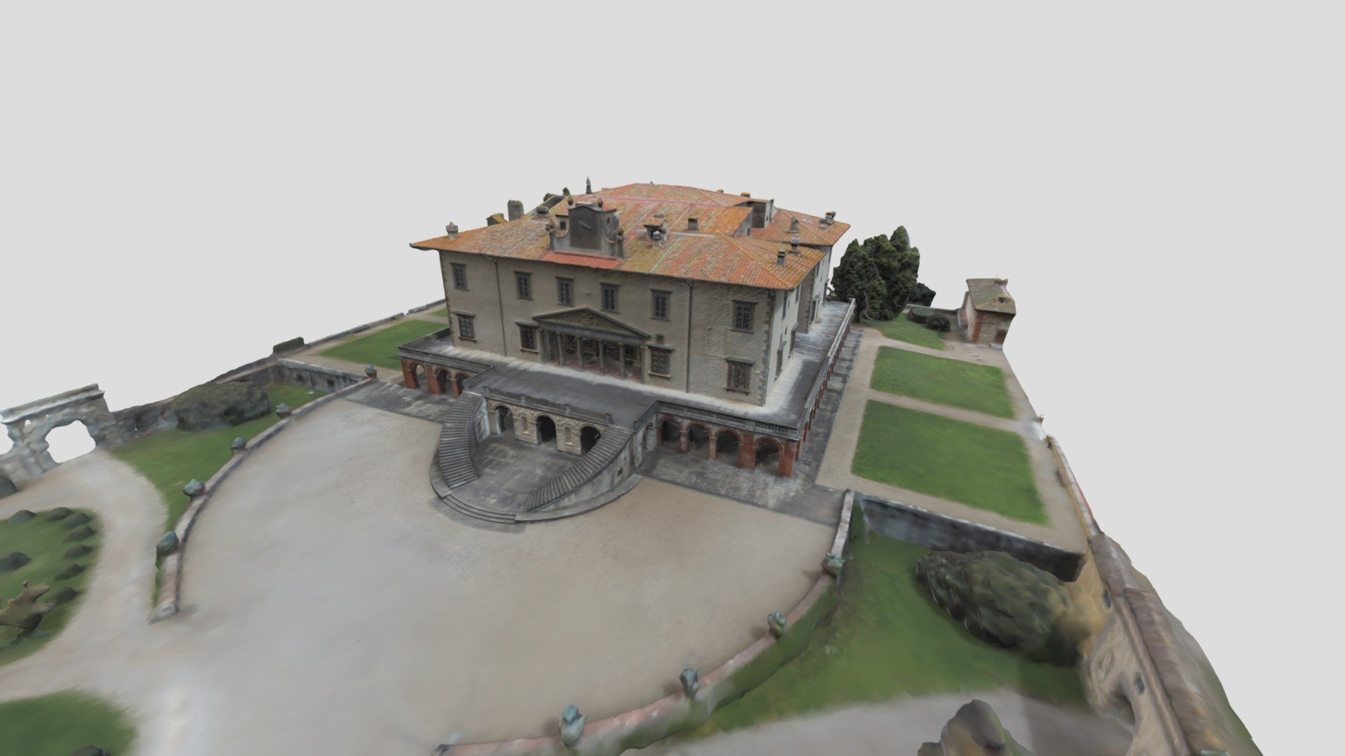Villa Medicea di Poggio a Caiano - 3D model by DAda-LAB [84ac65e ...