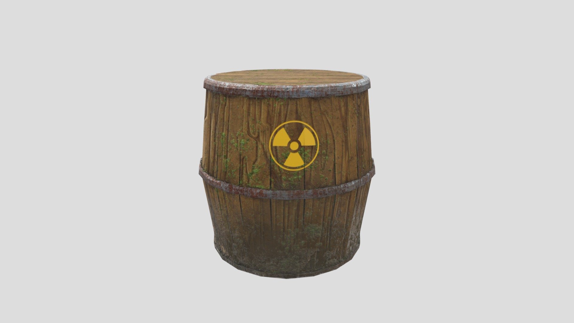 Radioactive barrel - 3D model by svassk [84acb39] - Sketchfab