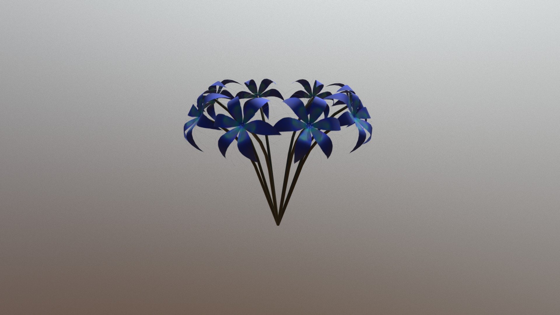 BlueFlowers - 3D model by anakbeltran [84ad891] - Sketchfab