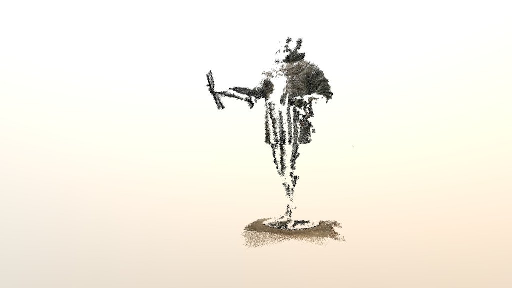 dark statue of a person - 3D model by scanimpact [84ae1e8] - Sketchfab